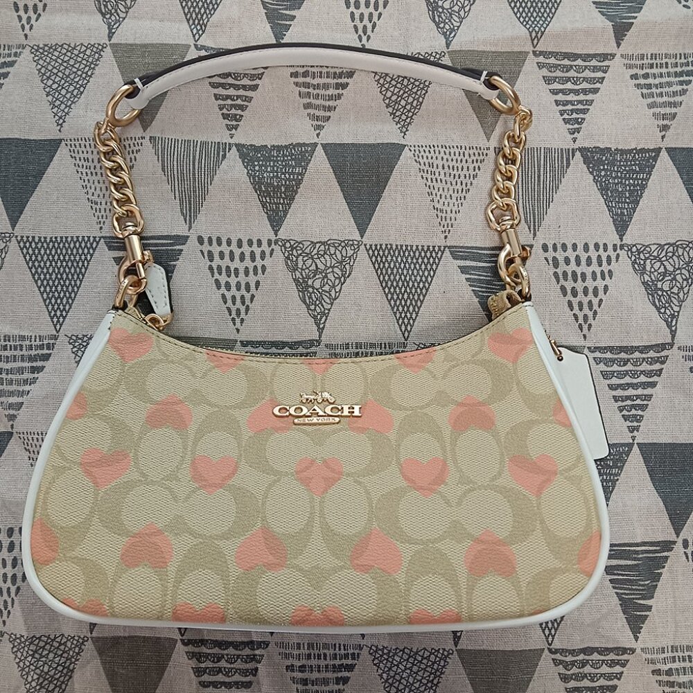 Coach Jules Hobo In Signature Canvas Shoulder Bag Cro… - Gem